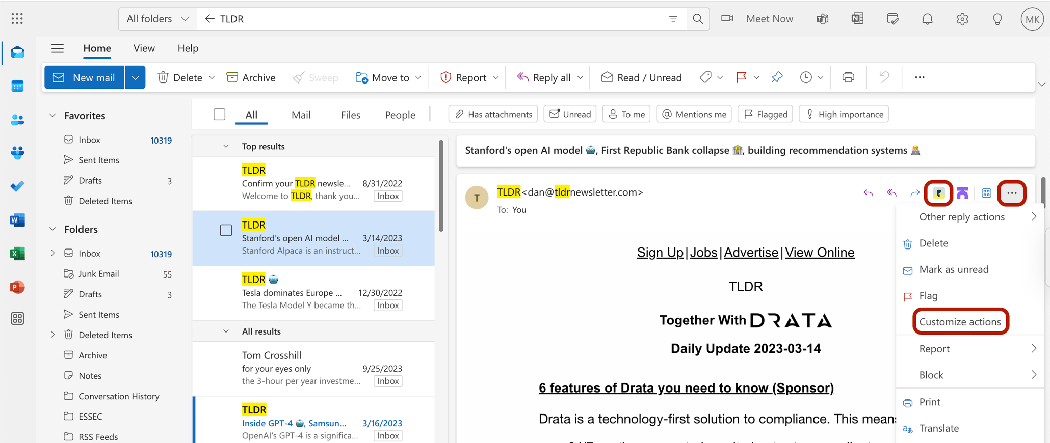 Edda Email Plug-ins for Outlook and Gmail